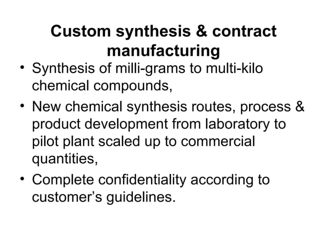Chemicals sourcing worldwide | PPT