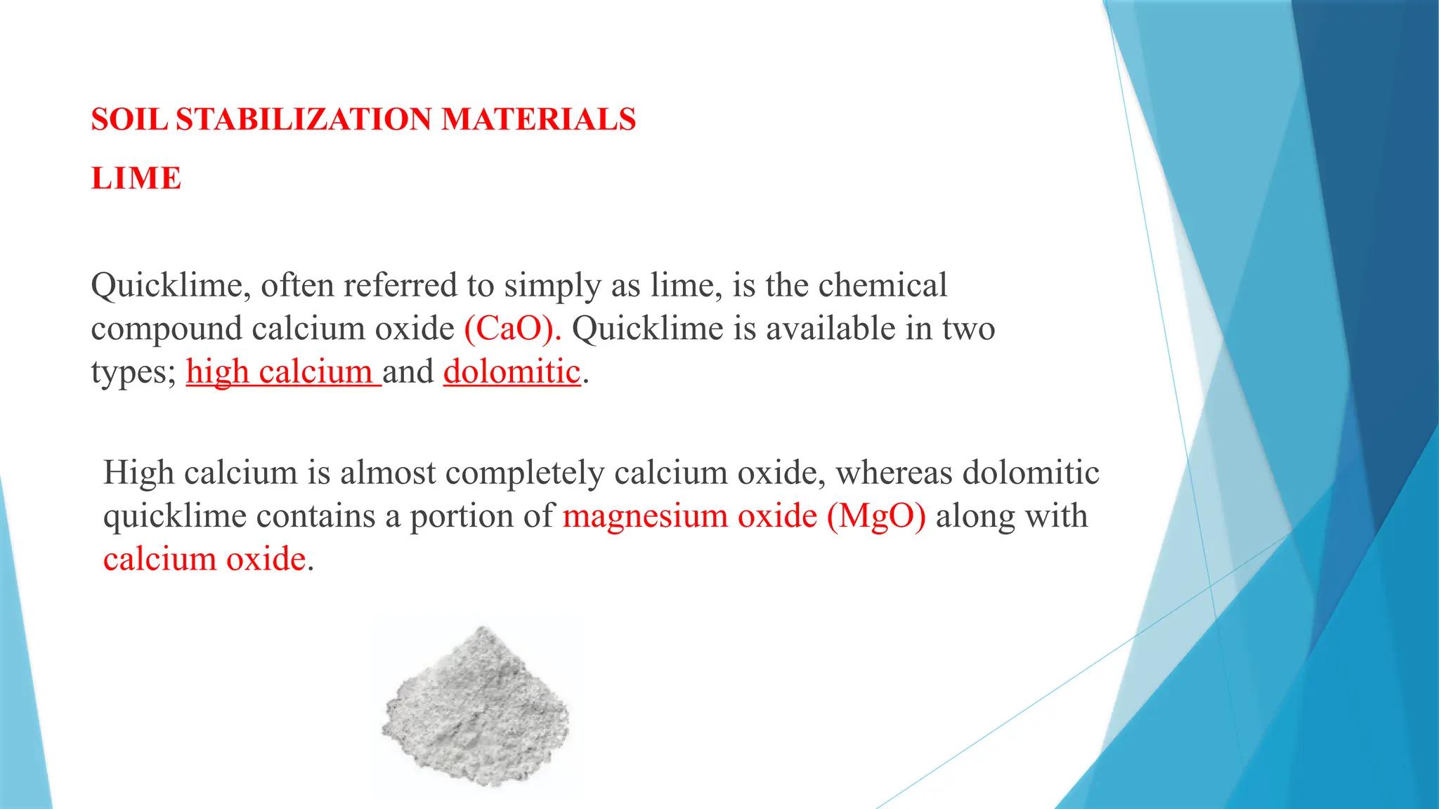 Chemical STABILIZATION as a method of soil stabilization in highway ...