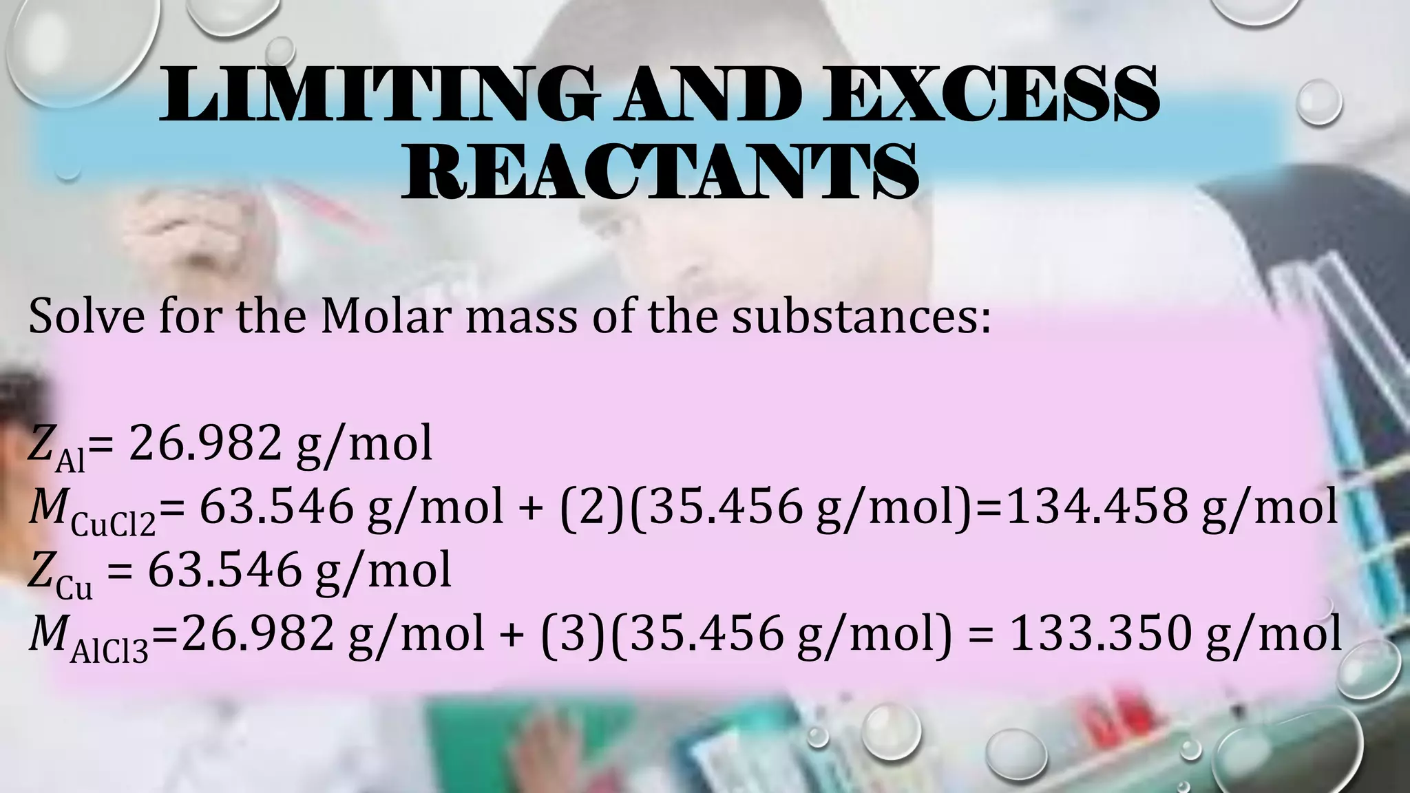 Basics of Chemistry: Chemical stoichiometry | PDF