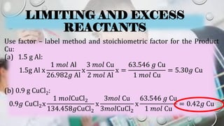 Basics of Chemistry: Chemical stoichiometry | PDF