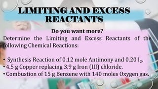 Basics of Chemistry: Chemical stoichiometry | PDF