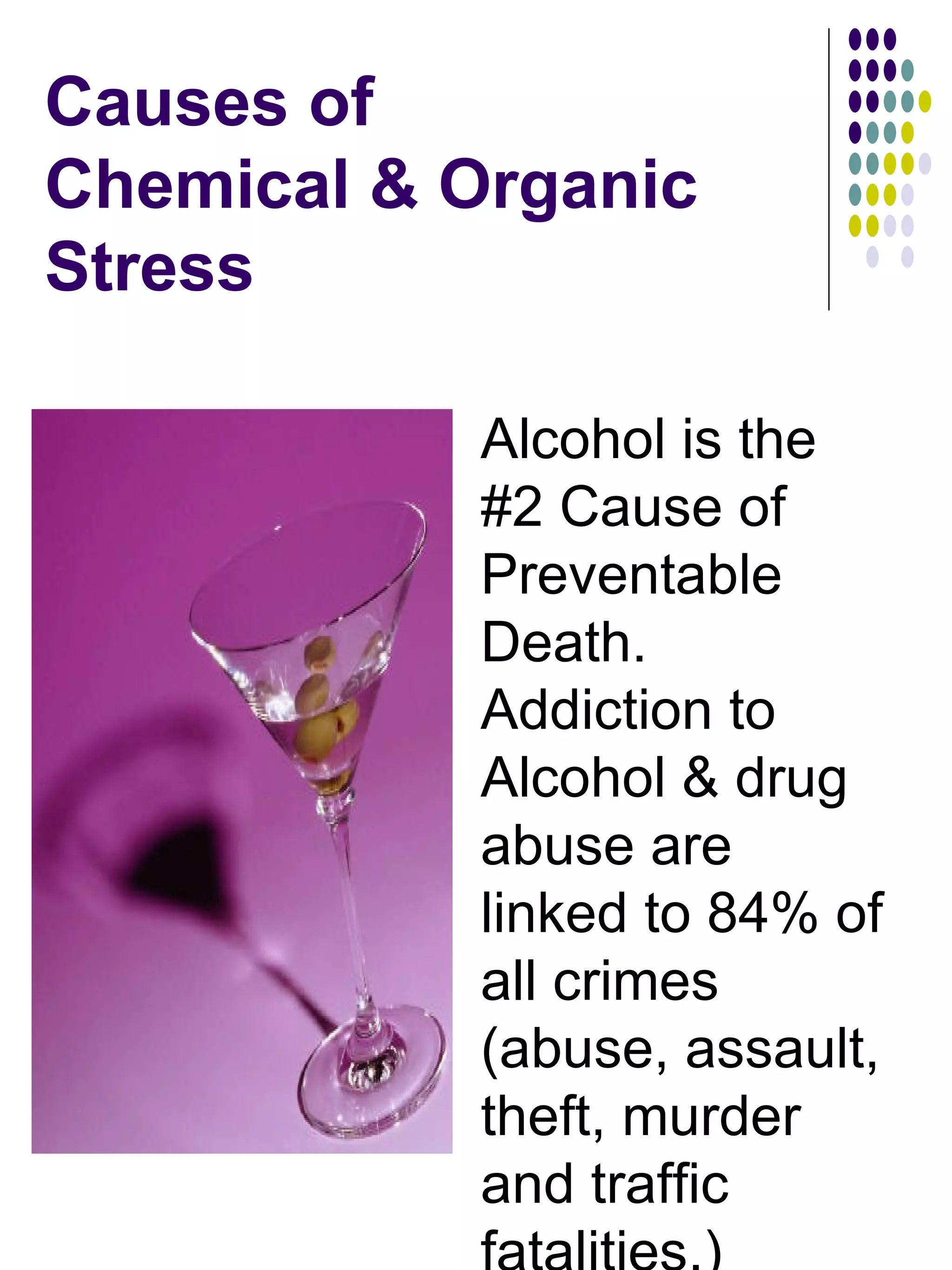 Chemical Organic Stress and Your Health | PPT