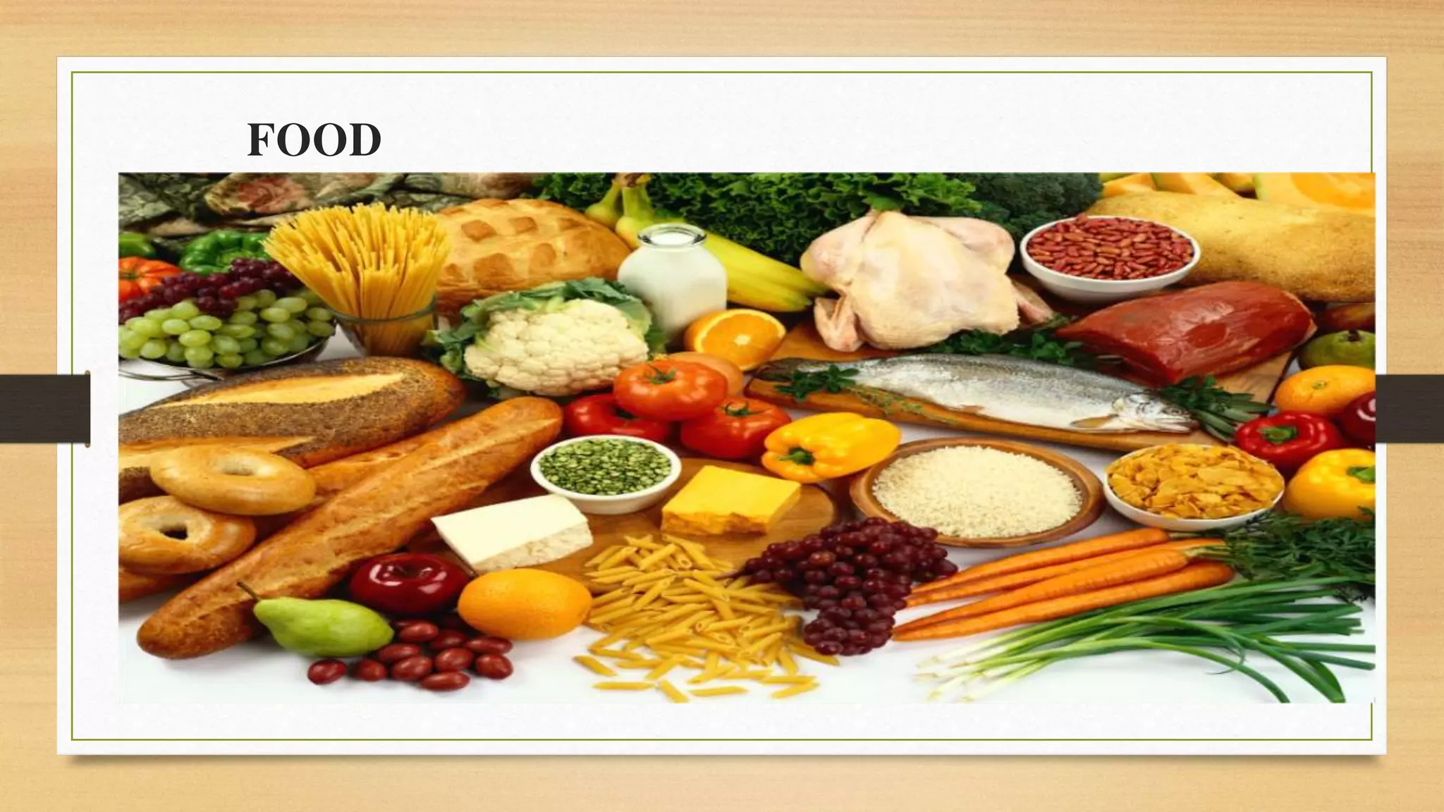Chemical structure of food | PPTX