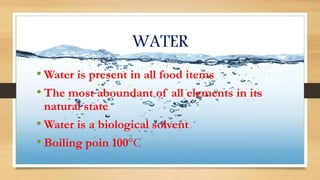 Chemical structure of food | PPTX
