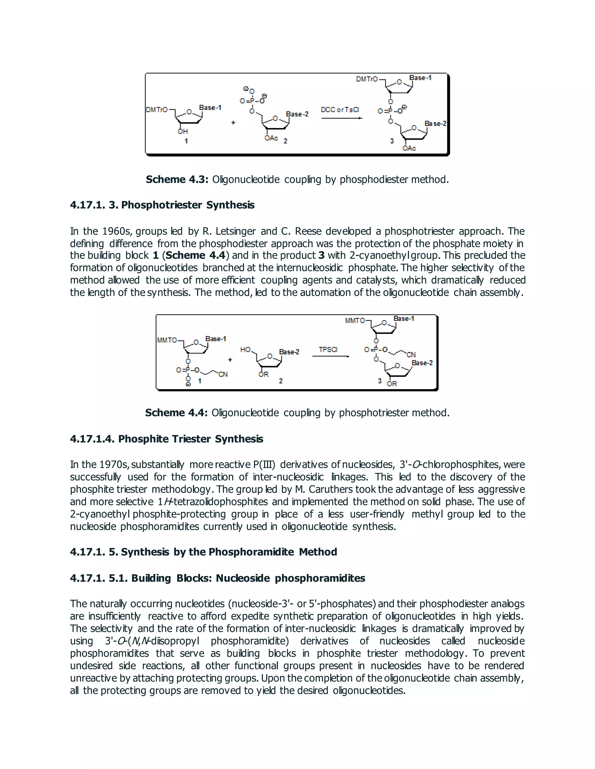 Chemical synthesis of dna | DOCX