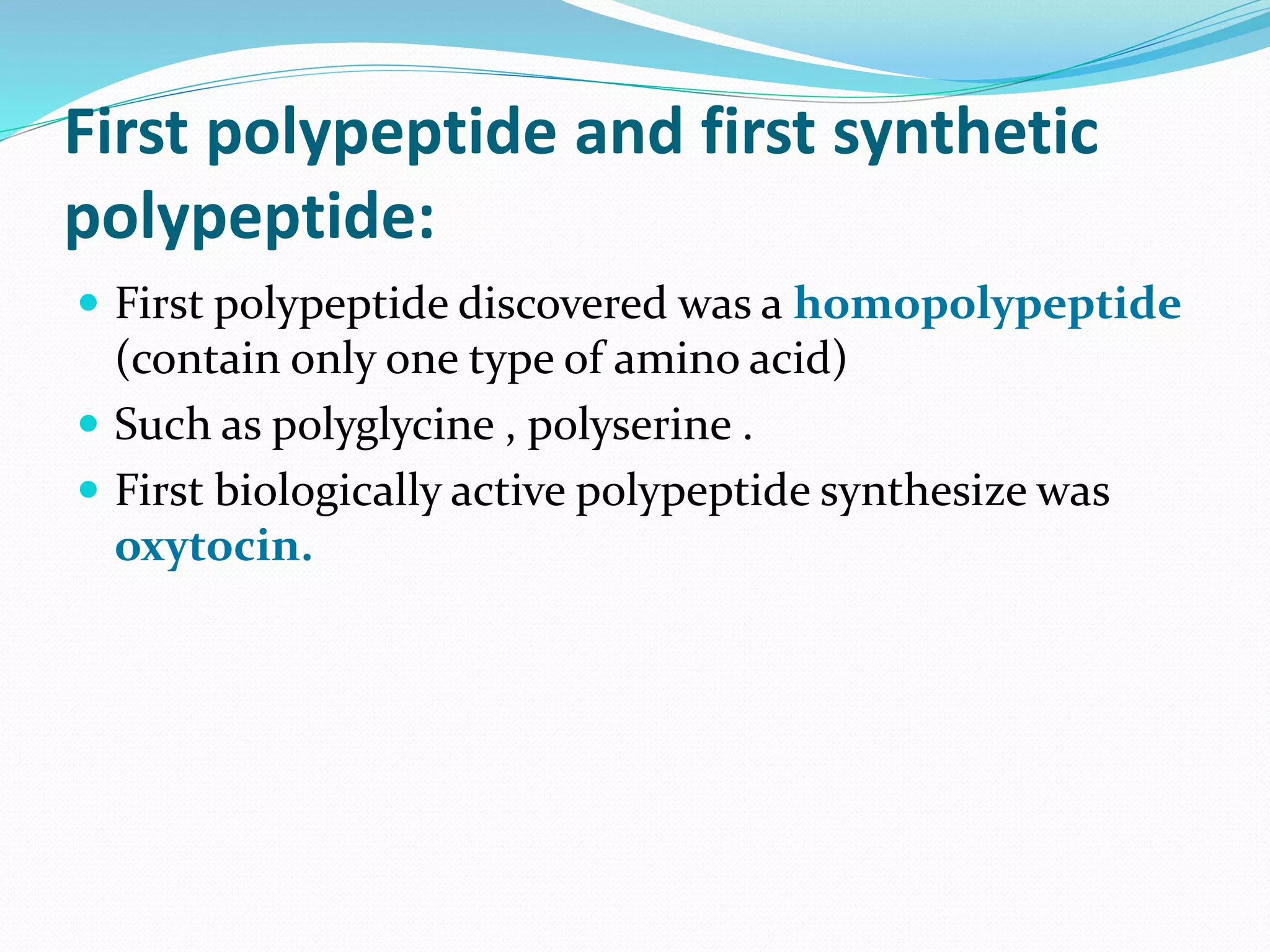 Chemical synthesis of polypetide presentation (1) | PPT
