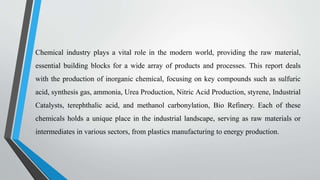 CHEMICAL Technology PPT | PPTX