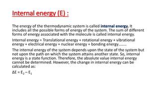 Chemical thermodynamics | PPTX