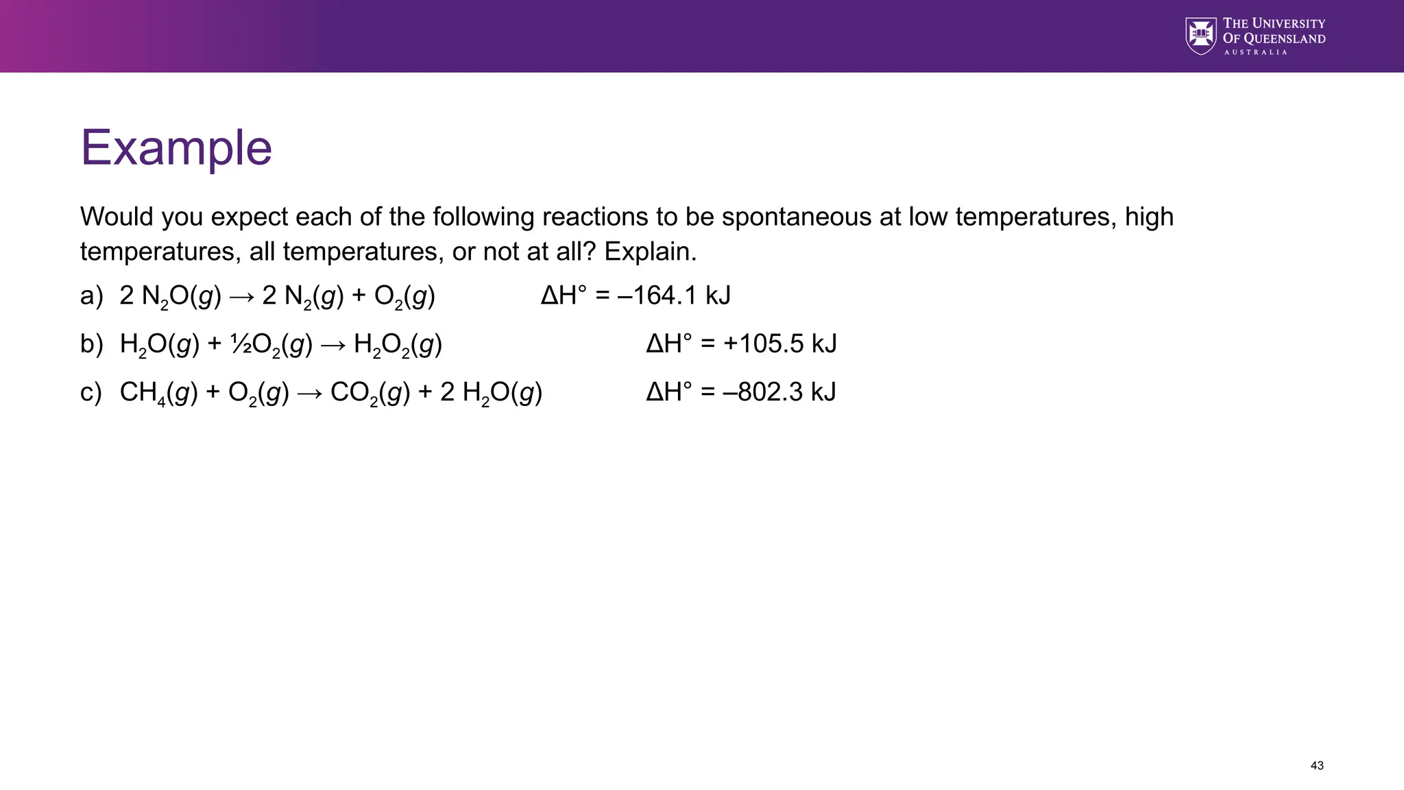 Chemical Thermodynamics for 1st year students | PPT