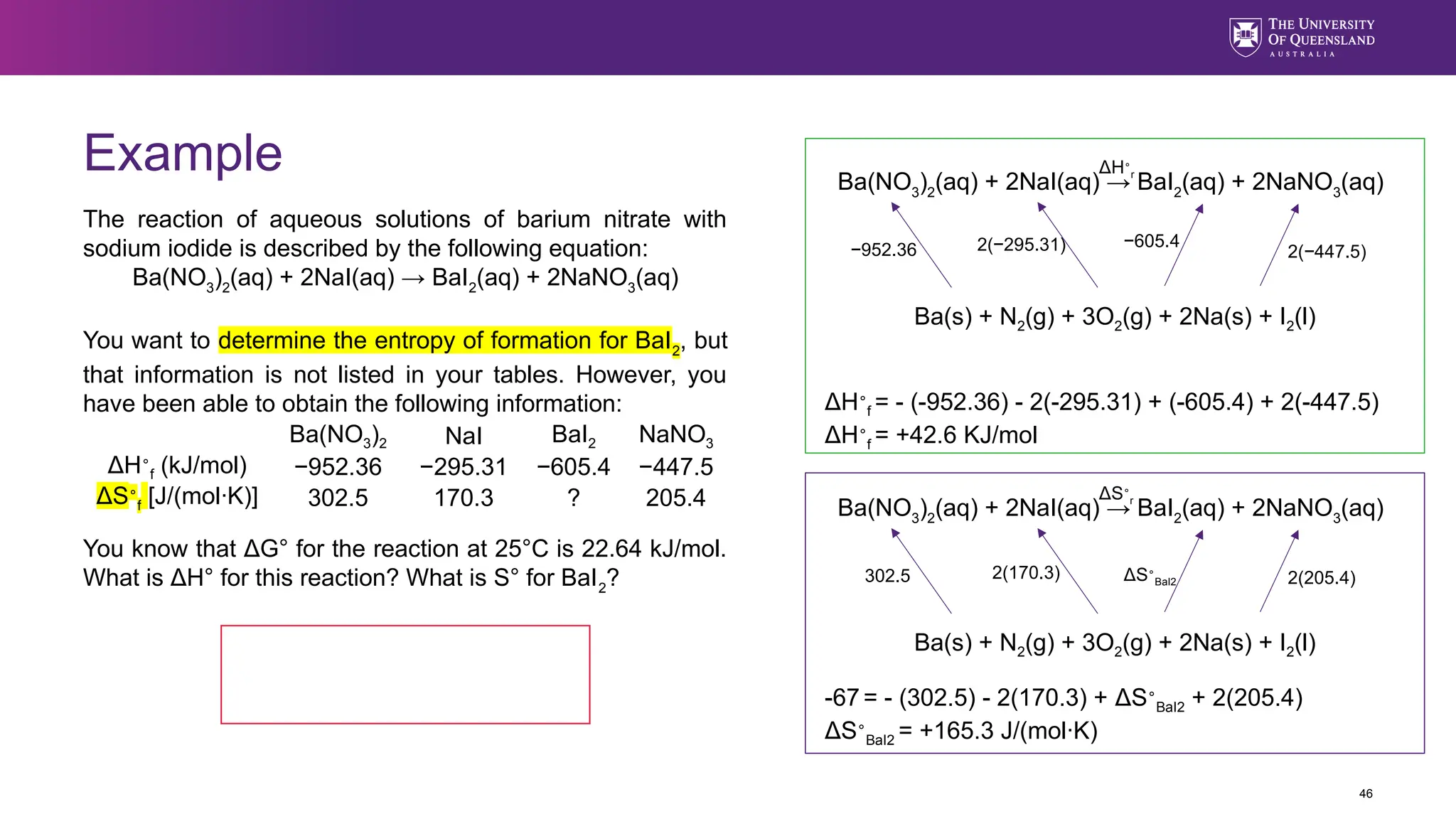 Chemical Thermodynamics for 1st year students | PPTX