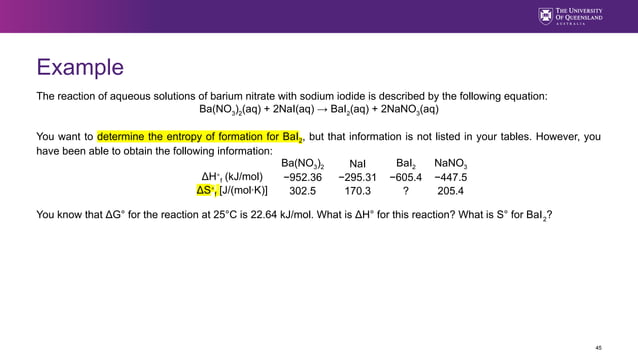 Chemical Thermodynamics for 1st year students | PPT