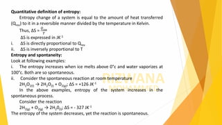 4th Lecture on Chemical Thermodynamics | Chemistry Part I | 12th Std | PPT