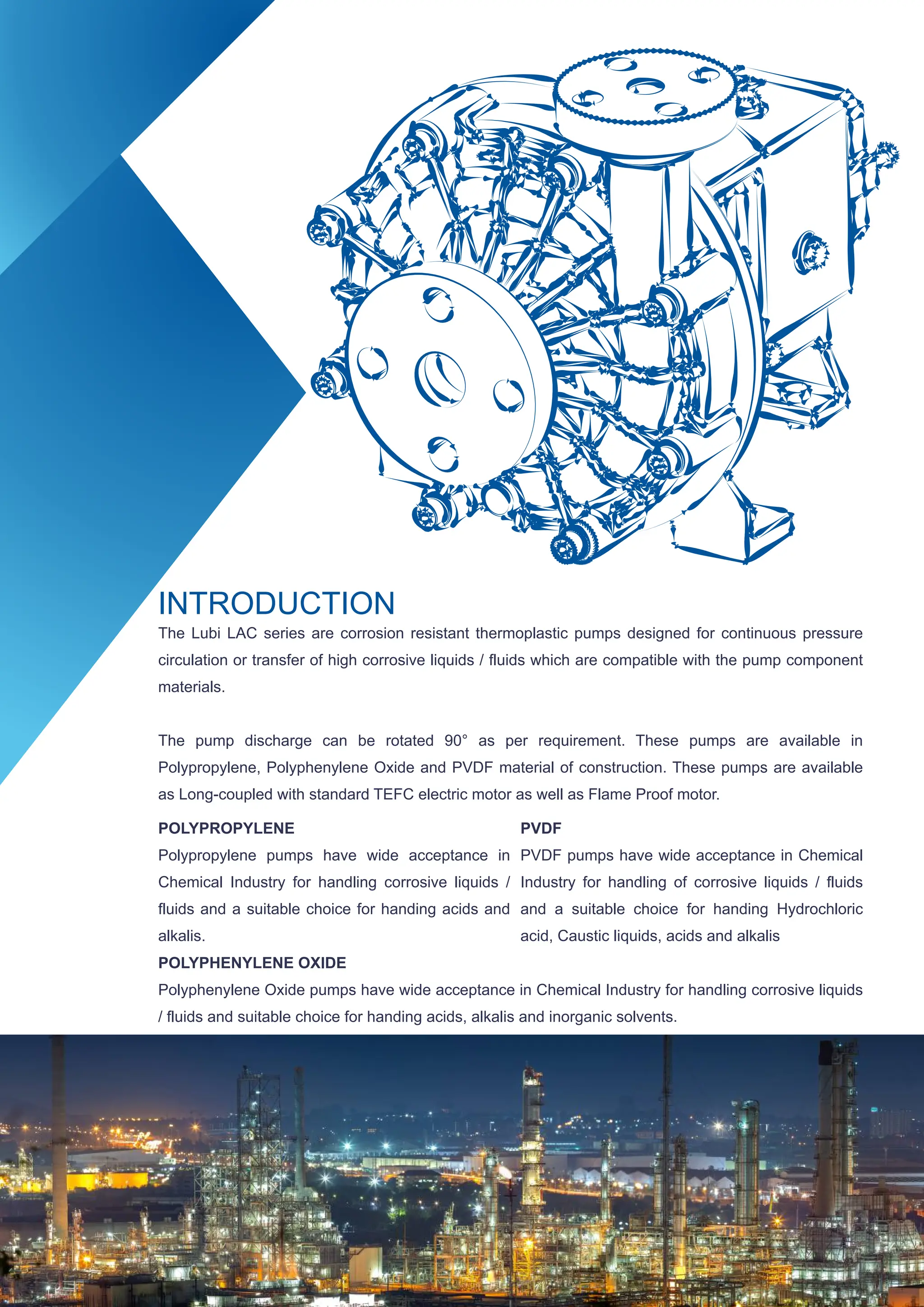 Chemical Thermoplastic Centrifugal Pumps (LAC Series) | PDF