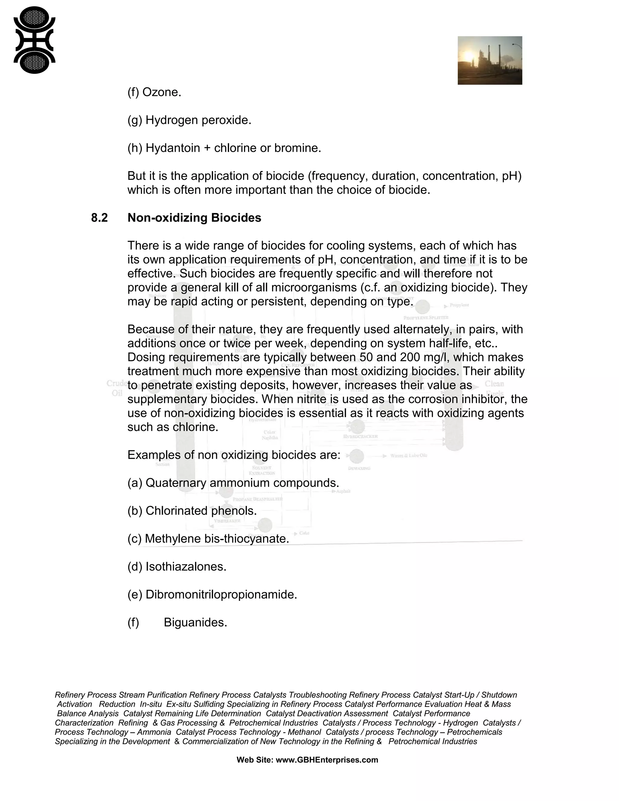 Chemical Treatment For Cooling Water | PDF