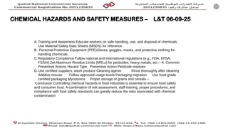 Chemical usage and health care, Safety protocols to practice .pptx