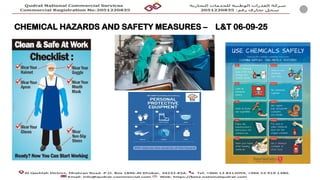 Chemical usage and health care, Safety protocols to practice .pptx