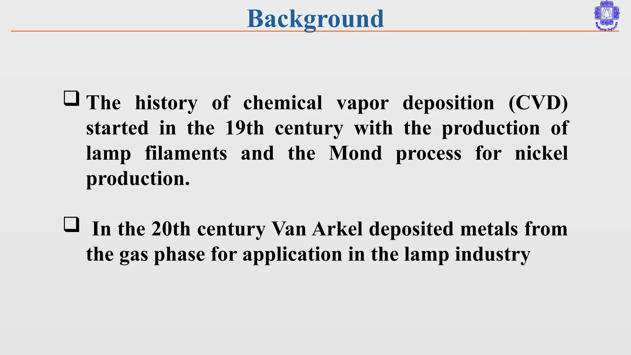 chemical vapour deposition process of producing nano materials.pptx