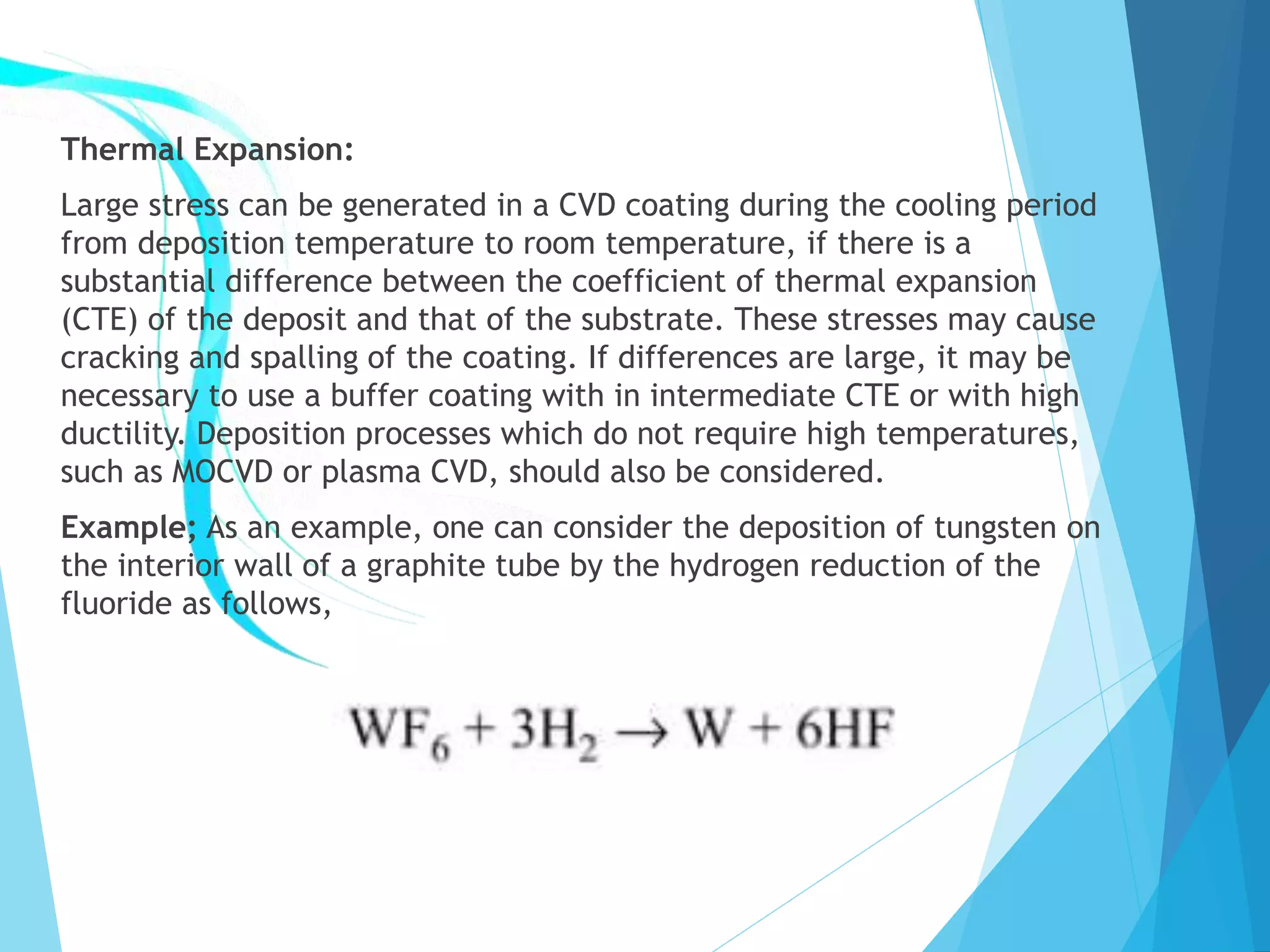 Chemical vapor deposition (cvd) | PPTX