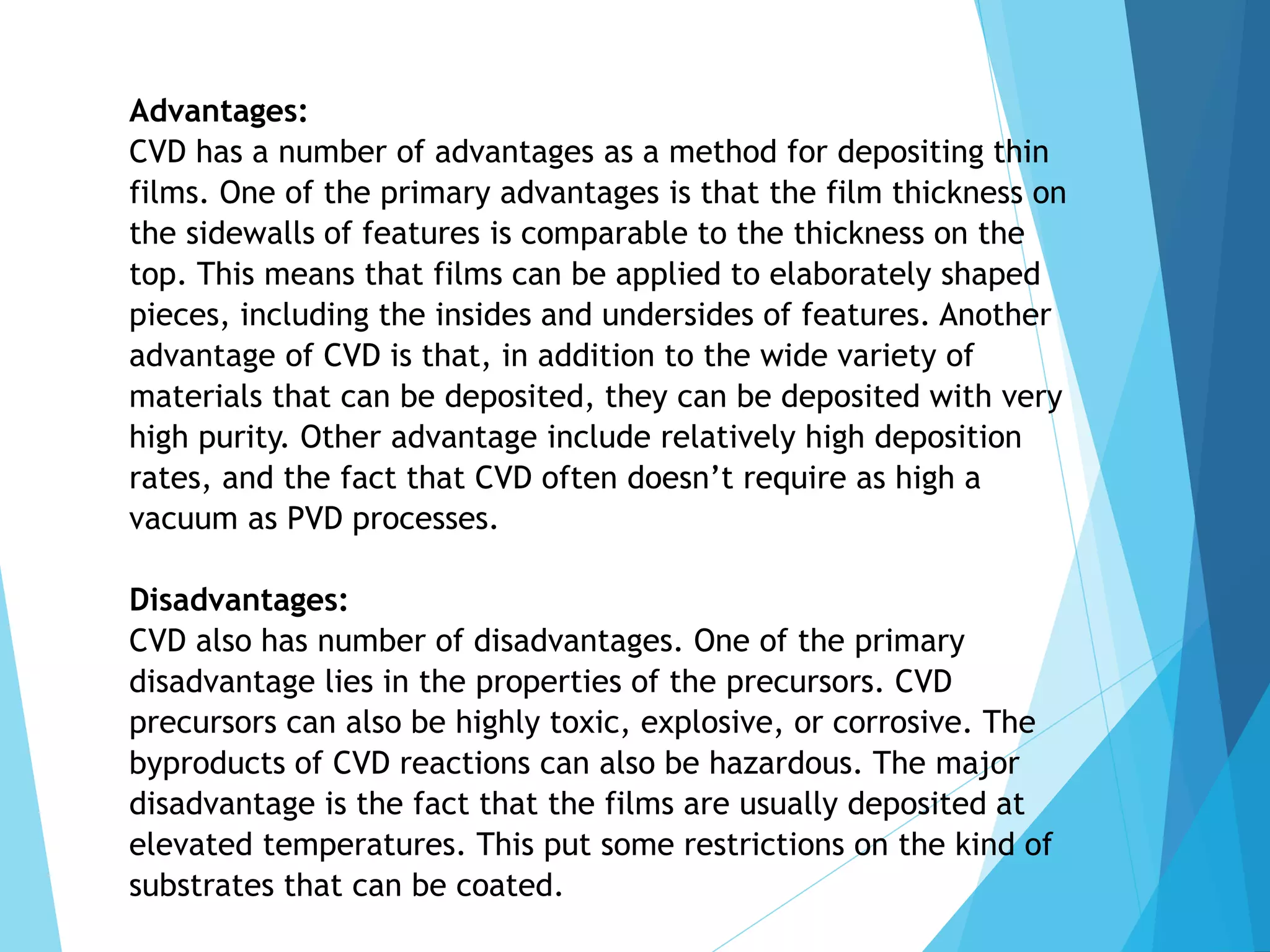 Chemical vapor deposition (cvd) | PPTX