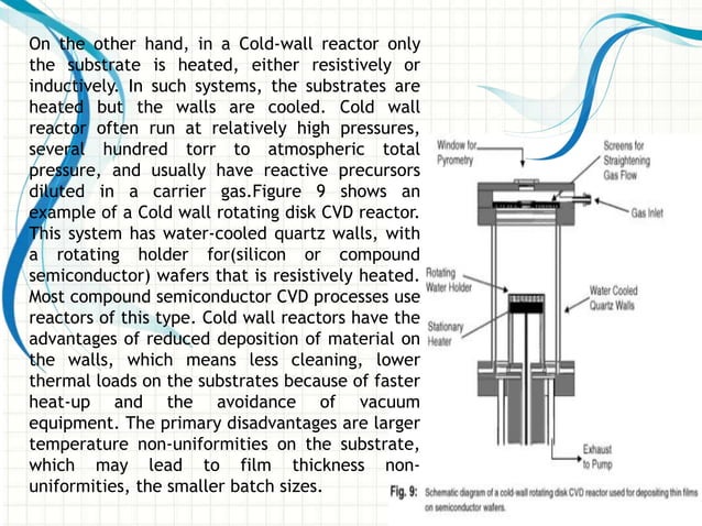 Chemical vapor deposition (cvd) | PPTX | Chemistry | Science