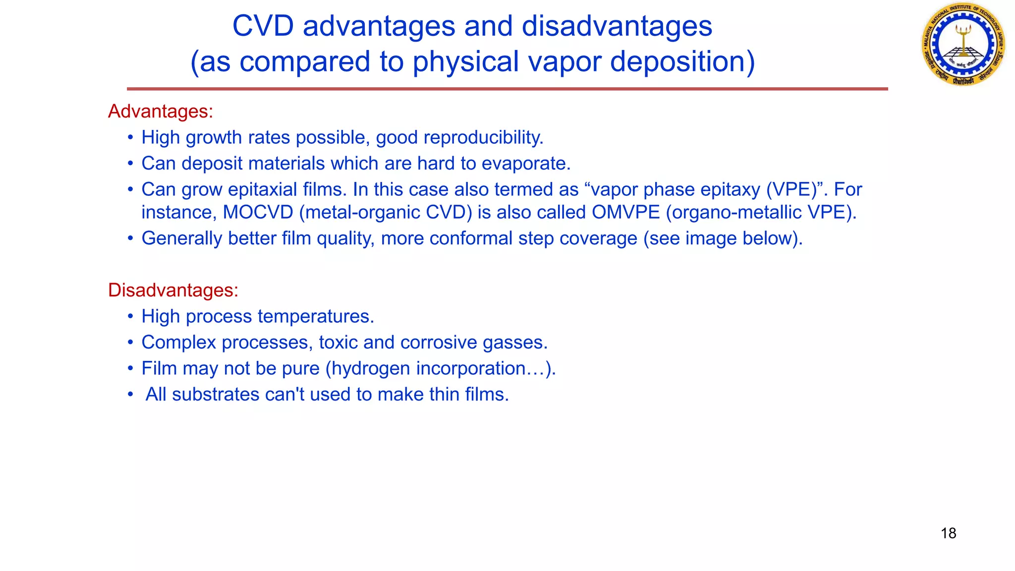 Chemical vapour deposition | PPTX