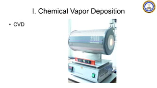 Chemical vapour deposition | PPTX