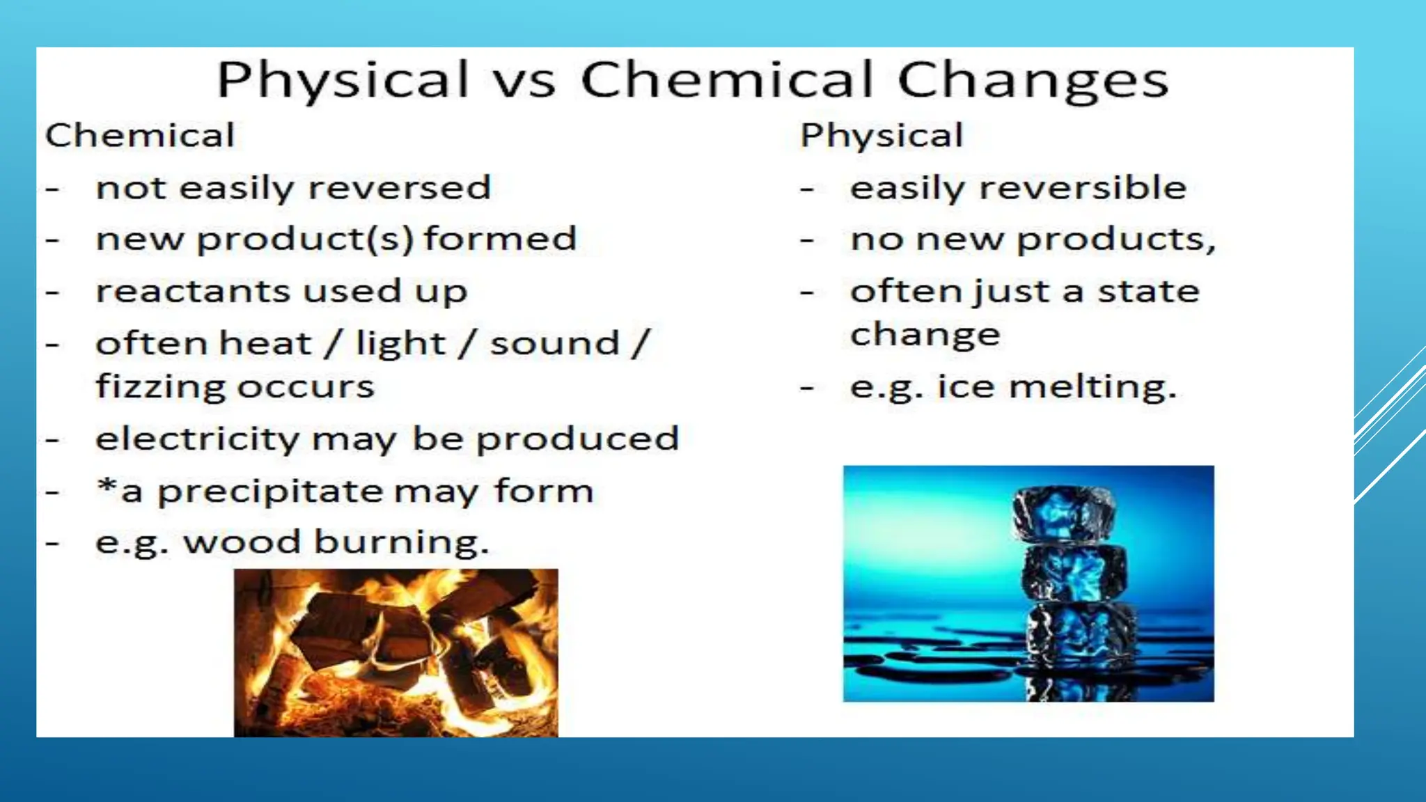 Chemical and Physical Changes- Year 10 Science | PPTX | Chemistry | Science