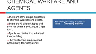 Chemical warfare | PPTX
