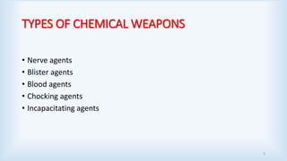 Chemical warfare ...new