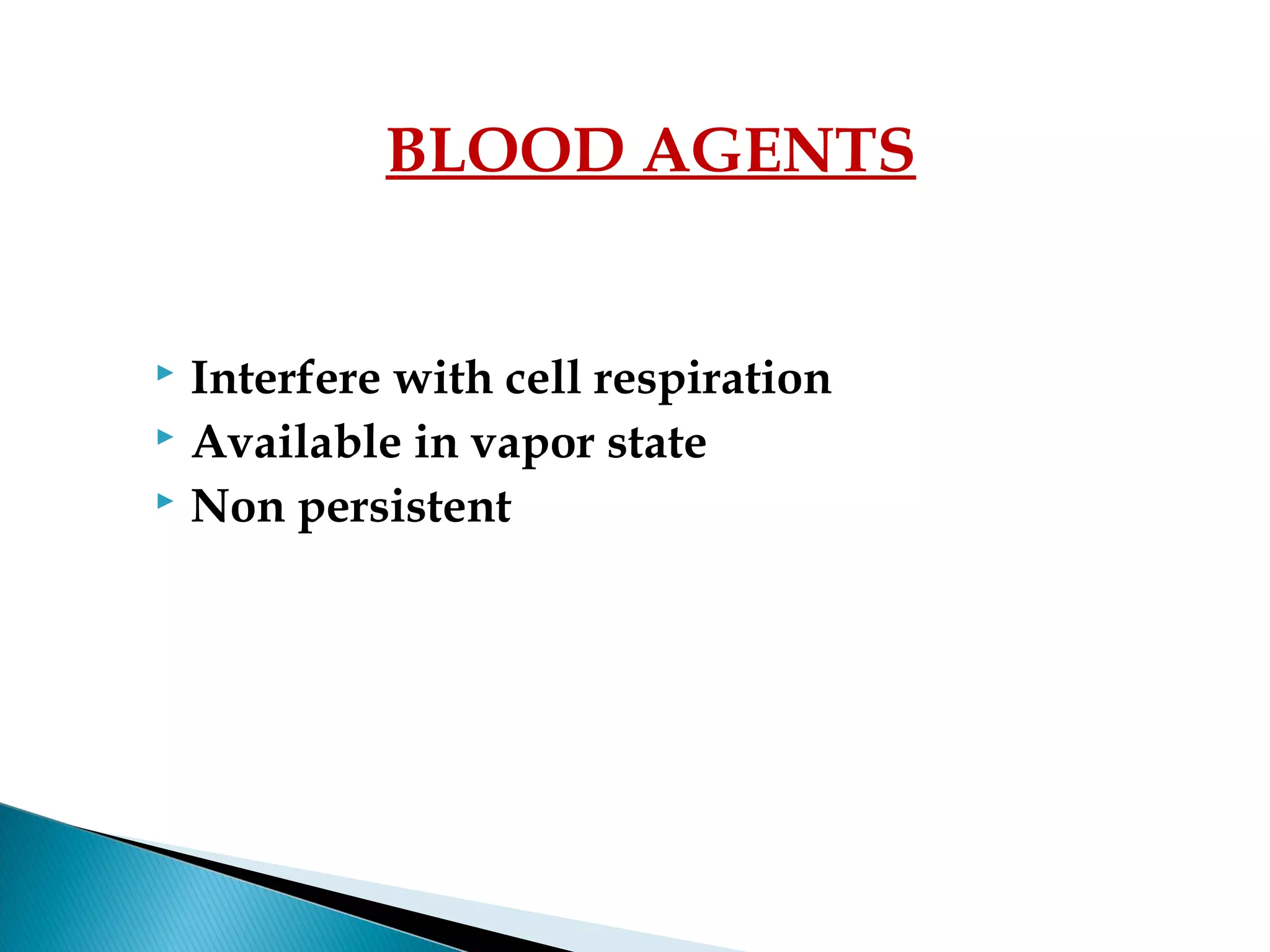 Chemical warfare agents | PPT