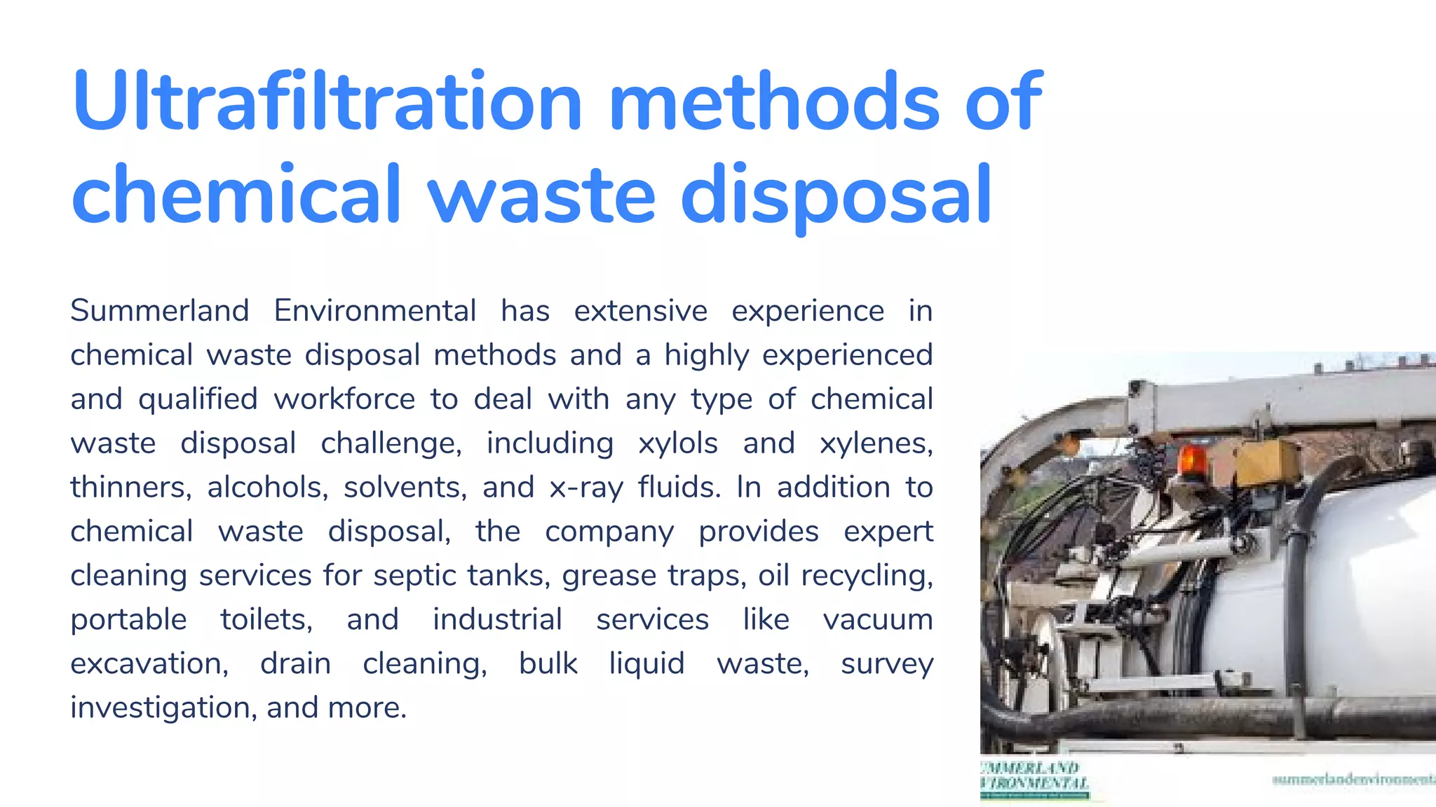 Chemical Waste Disposal Methods to Get rid of Hazardous Waste in a Safe ...