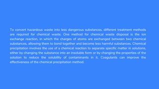 Chemical Waste Disposal Methods to Get rid of Hazardous Waste in a Safe ...