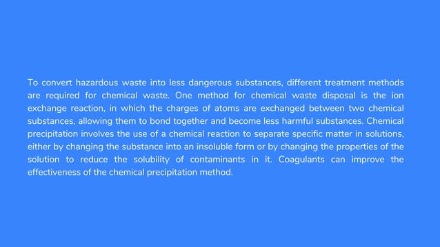Chemical Waste Disposal Methods to Get rid of Hazardous Waste in a Safe ...