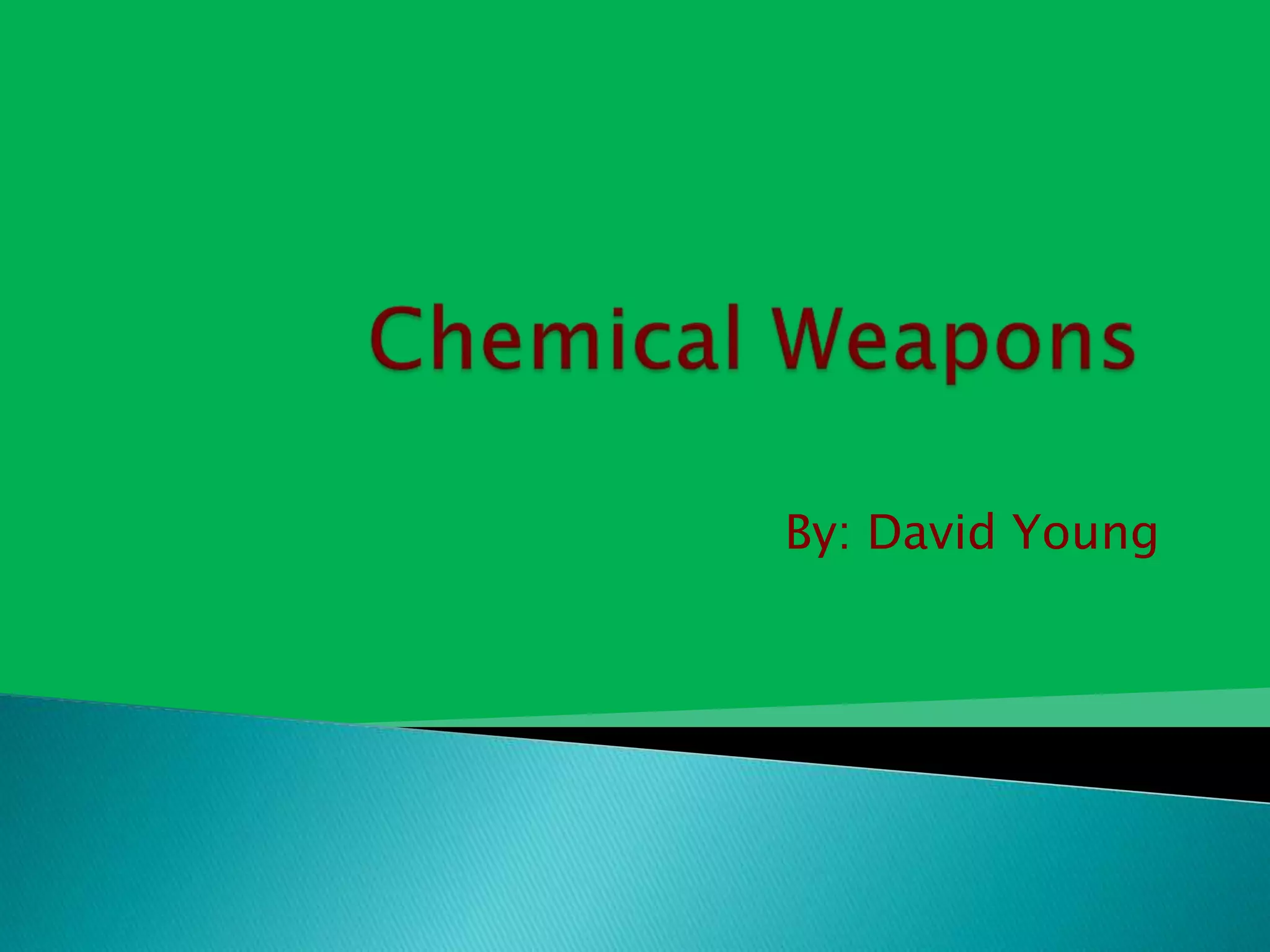 Chemical Weapons | PPTX