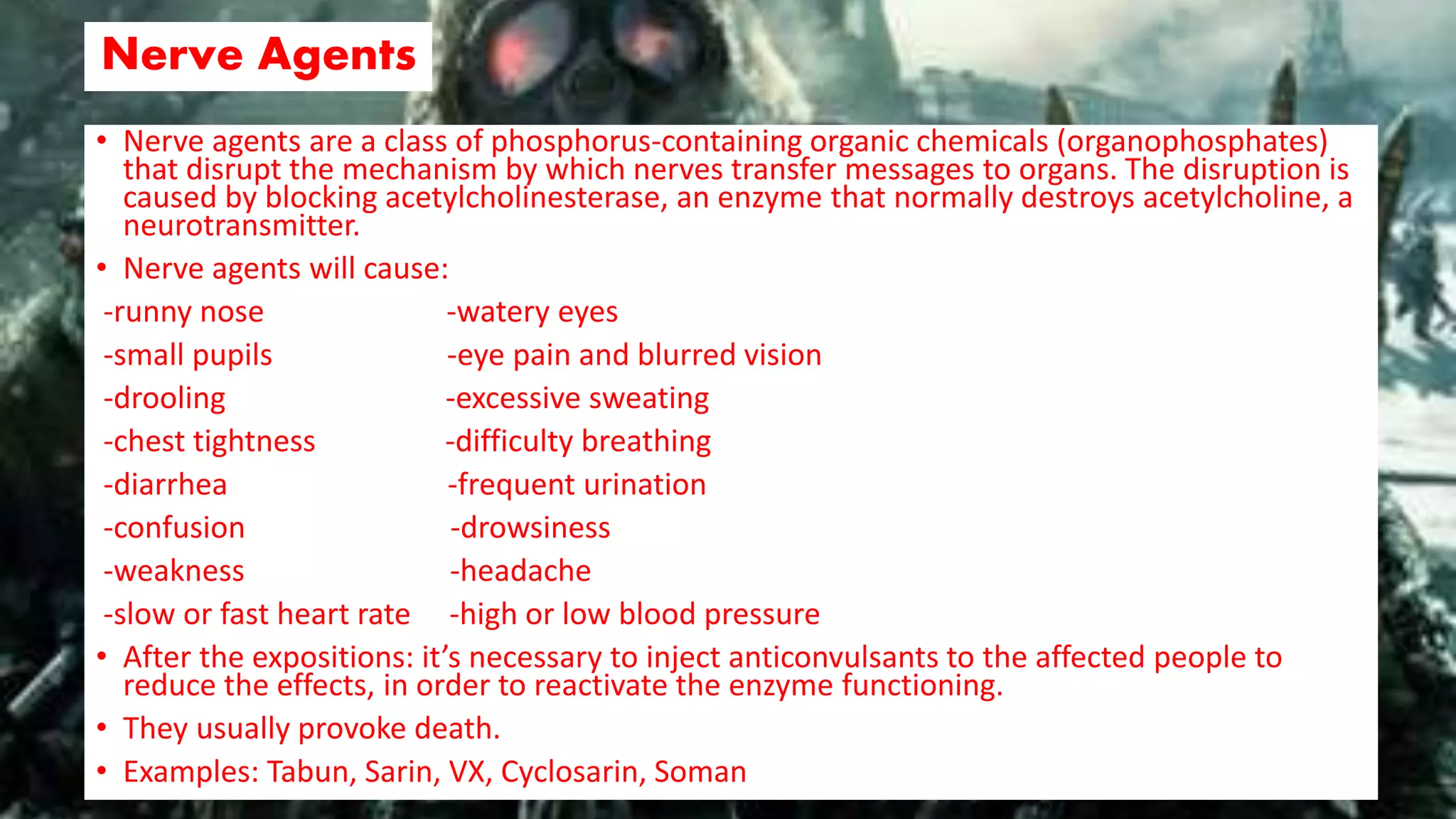 Chemical weapons | PPTX