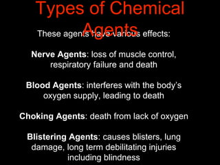 Chemical Weapons, Accidents, and How To Survive Them | PPT