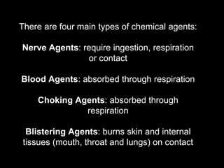 Chemical Weapons and Accidents, and How To Survive Them | PPT
