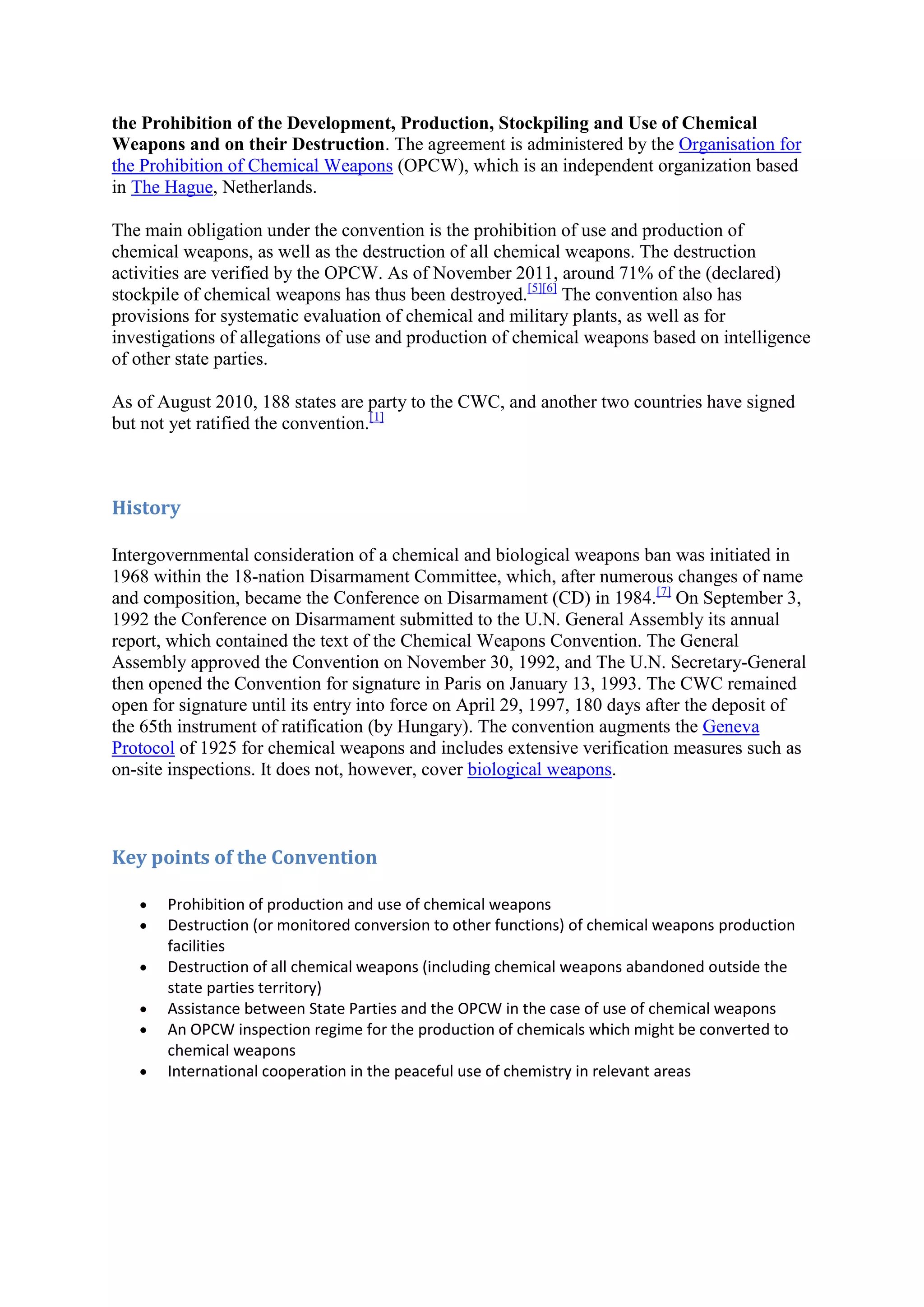 Chemical weapons convention | DOCX