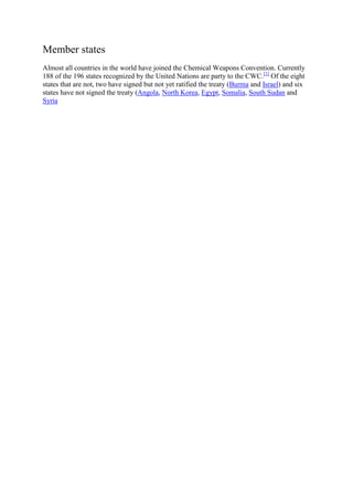 Chemical weapons convention | DOCX
