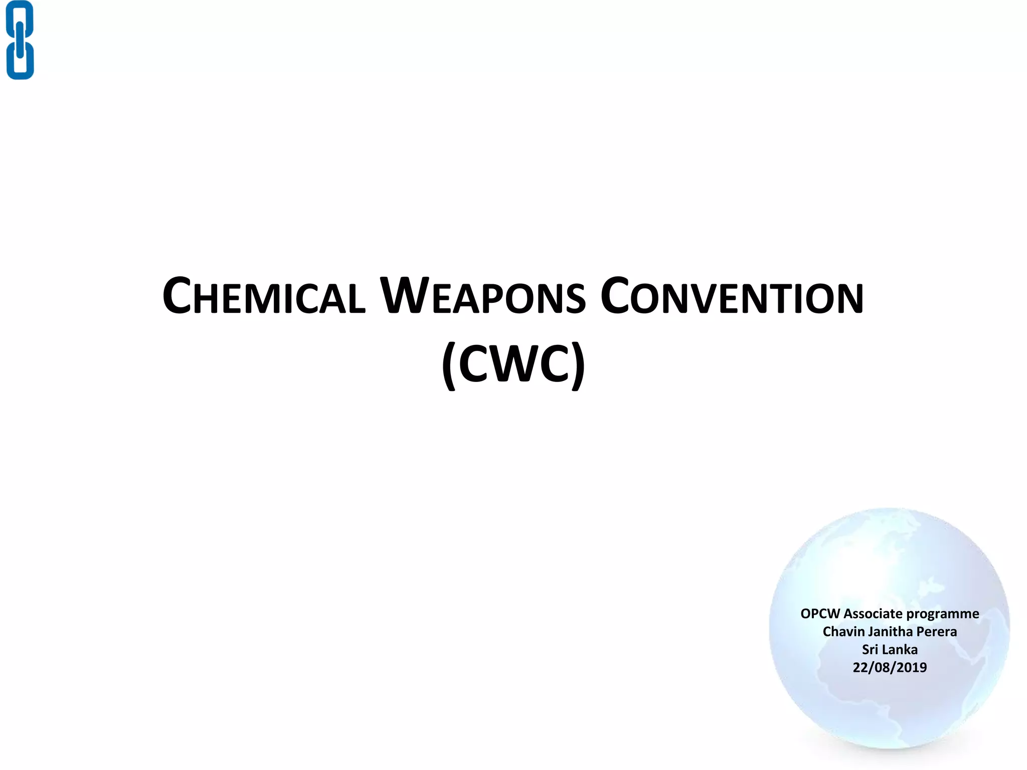 Chemical weapons convention and OPCW | PDF