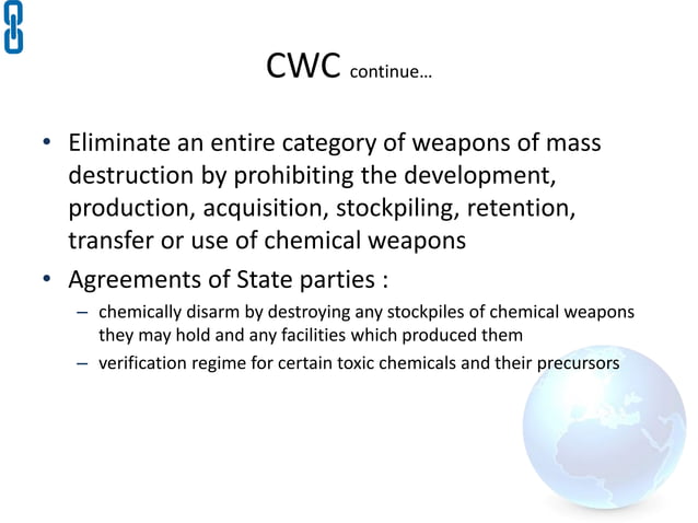 Chemical weapons convention and OPCW | PDF