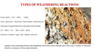 Chemical weathering and formation of clay minerals.pptx | Chemistry ...