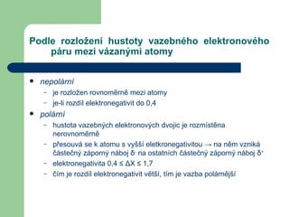 Chemická vazba | PPT