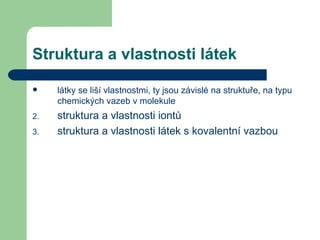 Chemická vazba | PPT