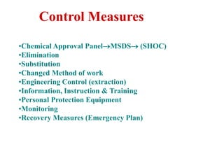 Chemicl handling .ppt