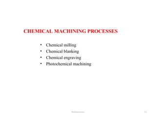 Chemical machining | PPT