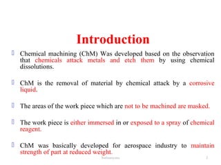 Chemical machining | PPT