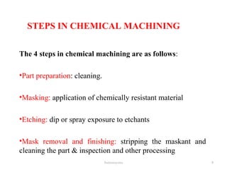 Chemical machining | PPT