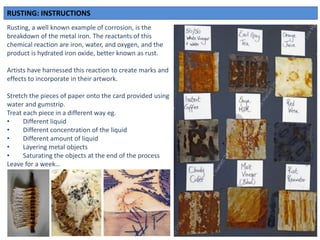 Chemigram and rusting | PPT