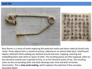 Chemigram and rusting | PPT